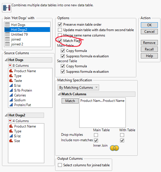Solved: Is there a "true" outer-join in JMP? - JMP User Community