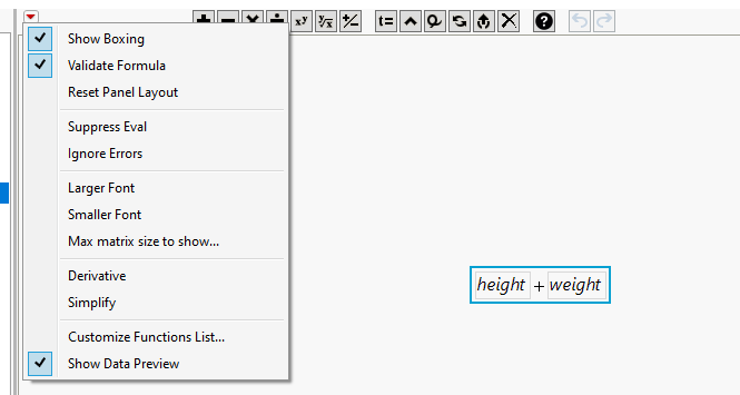 Solved: Need help with JMP 17 / Suppress formula evaluation - JMP User Community