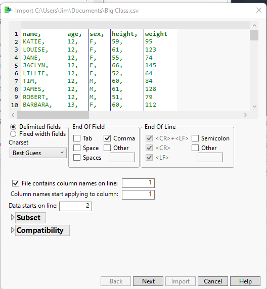 Read Tab separated file in JMP from server - JMP User Community