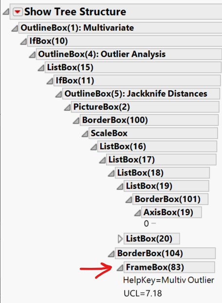 Solved: Getting Framebox text - JMP User Community