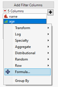 How to exclude rows based on a formula like in excel - JMP User Community