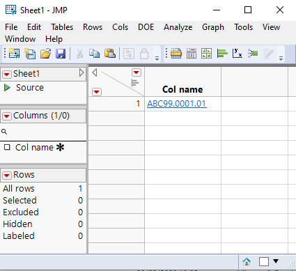 Solved: Remove hyperlink when opening Excel with hyperlinked cells - JMP User Community