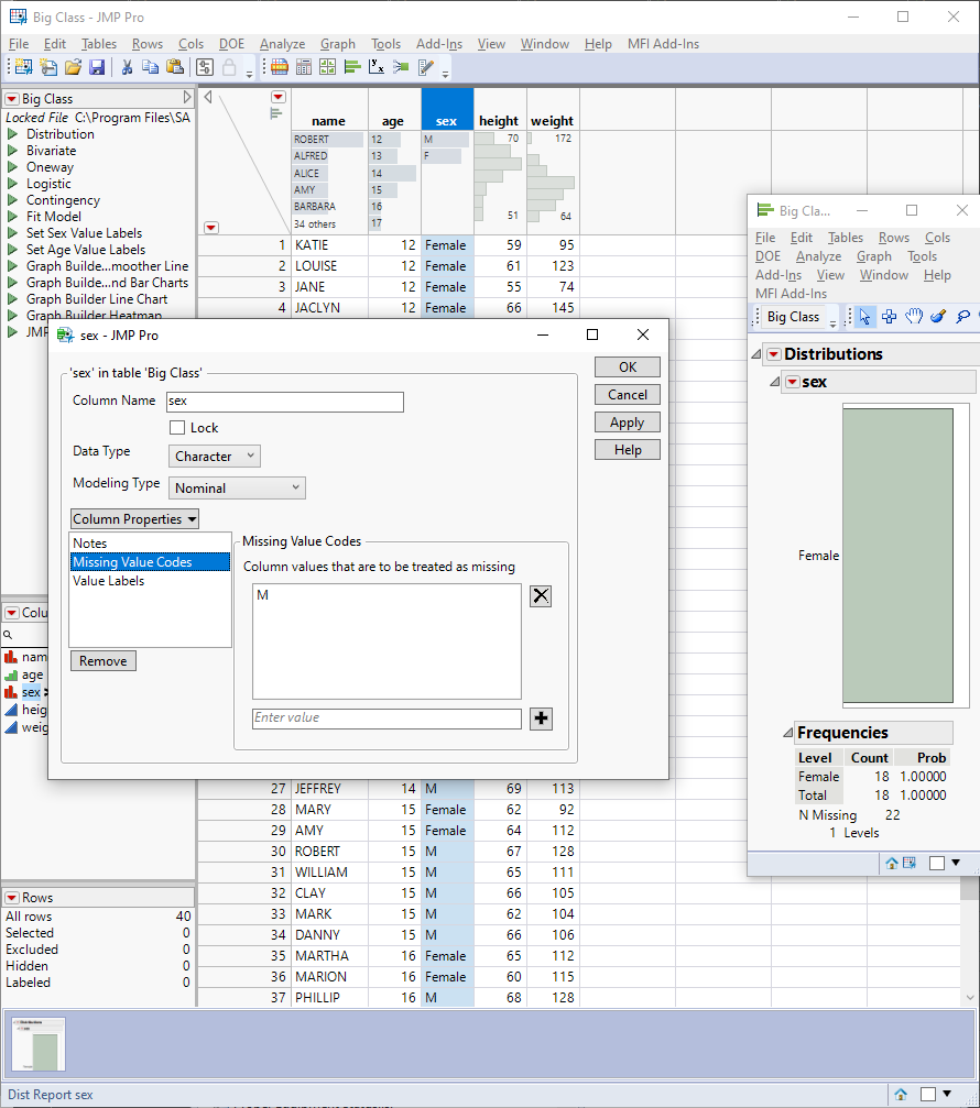 Is It By Design That Header Summary Graphs Arent Affected By Column Properties Jmp User