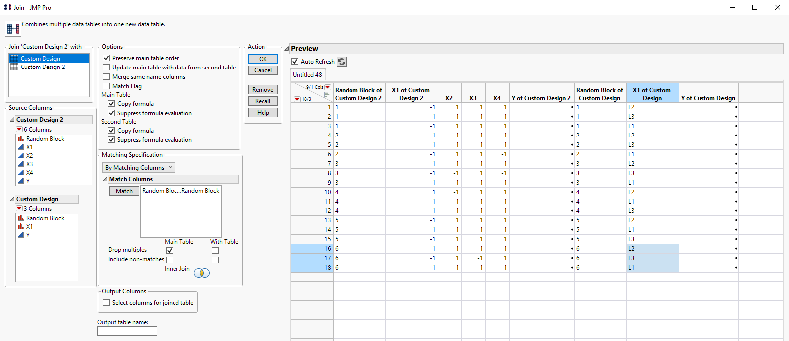 Doe Help Enforcing All Levels Of A Factor Within Random Blocks Jmp