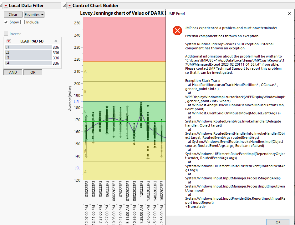 Solved: JMP 17 frequently crash when running add-in - JMP User Community