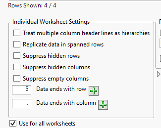 excel import - data ends on row?? - JMP User Community