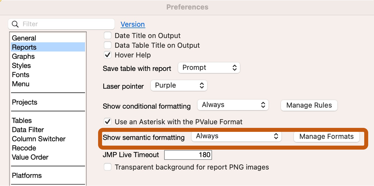Maintain settings eg in Prediction Profiler - JMP User Community
