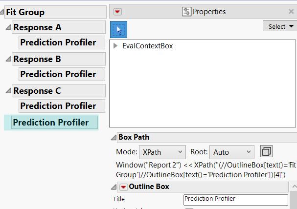 Solved: How to reference outline boxes with the same name, considering their hierarchy? - JMP ...