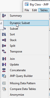 Column Filters - JMP User Community
