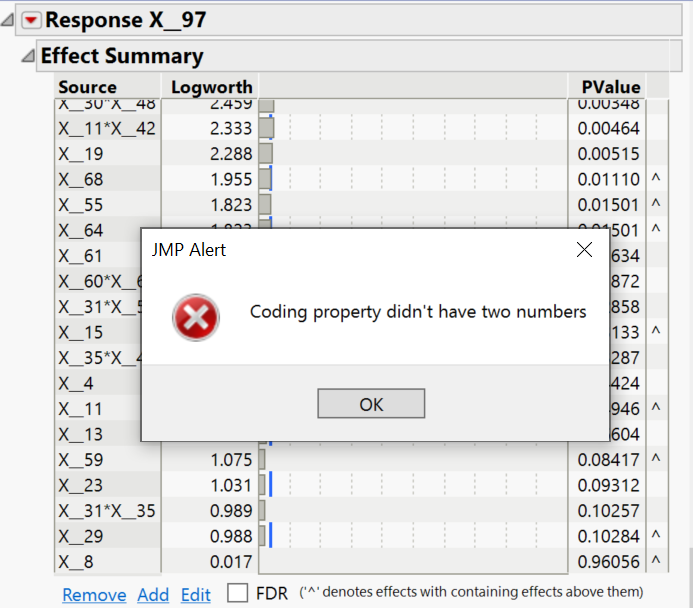 Solved Coding Property Didnt Have Two Numbers Jmp User Community