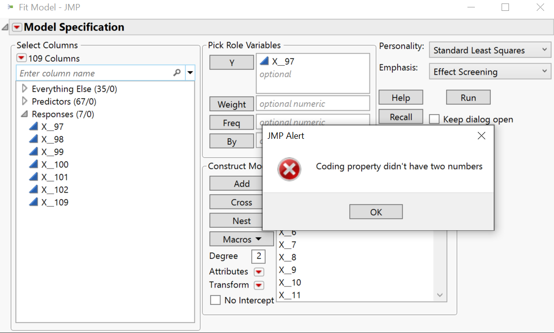 Solved Coding Property Didnt Have Two Numbers Jmp User Community