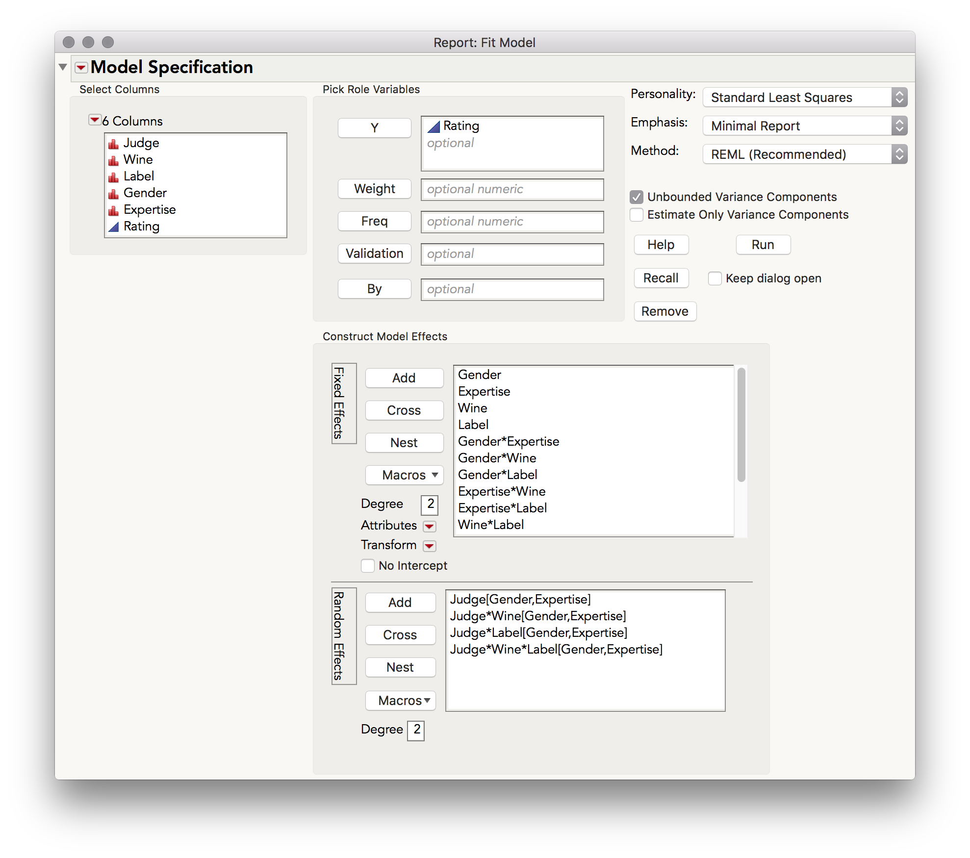 Full Factorial Repeated Measures Anova Add In Jmp User Community