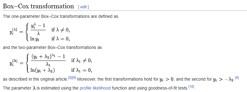 Solved: How to understand Lambda1 and Lambda2 for Box Cox transformation ? - JMP User Community