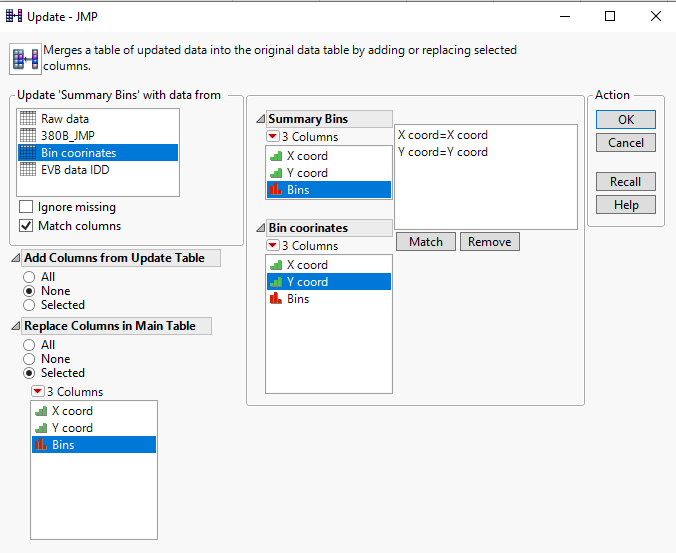 Update table error - JMP User Community