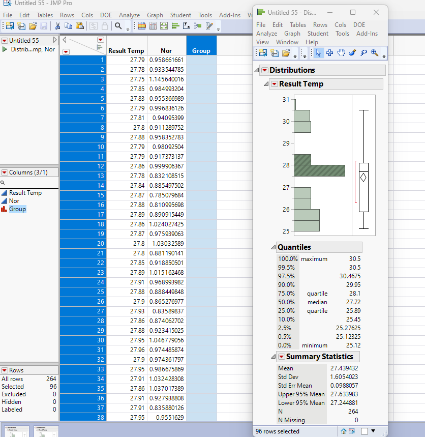 Solved How To Batch Input Into Selected Cell Jmp User Community