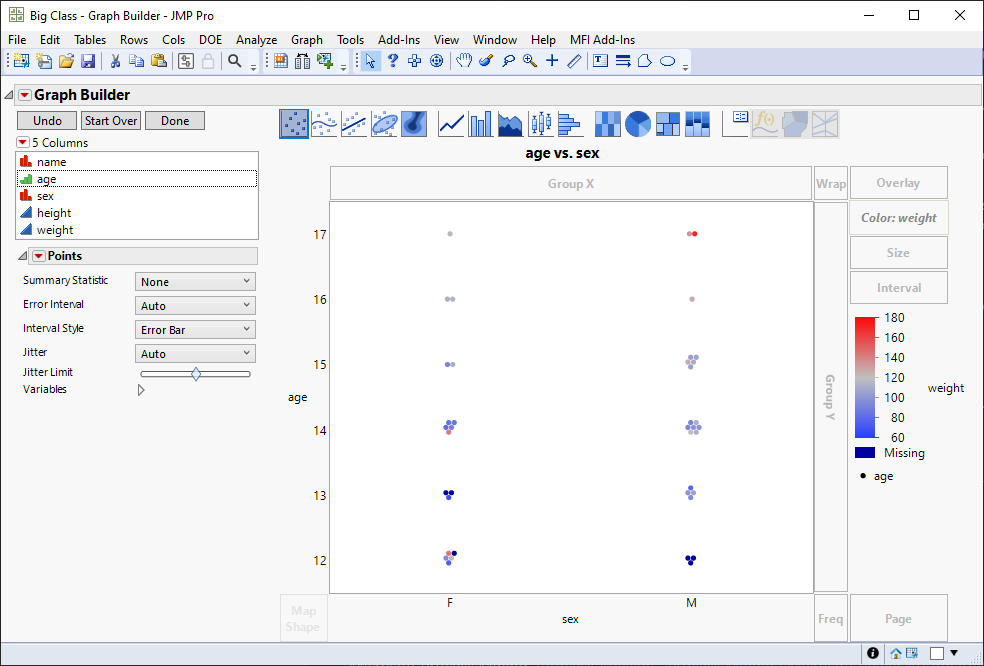 Solved: Gradient: color for Missing - JMP User Community