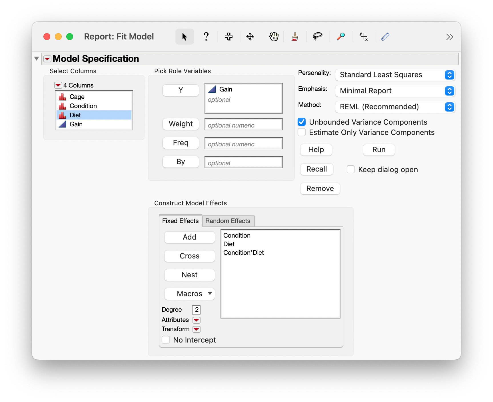 Solved: Custom Designer and Random Effects / Desingn Evaluation and ...