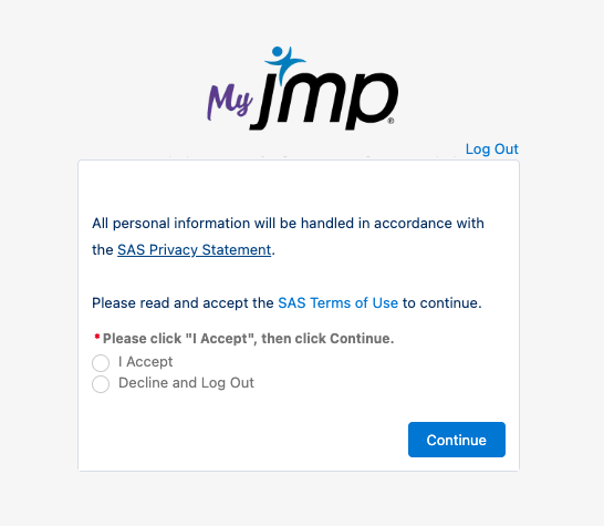 Goodbye Sas Profile Hello My Jmp Id Jmp User Community 