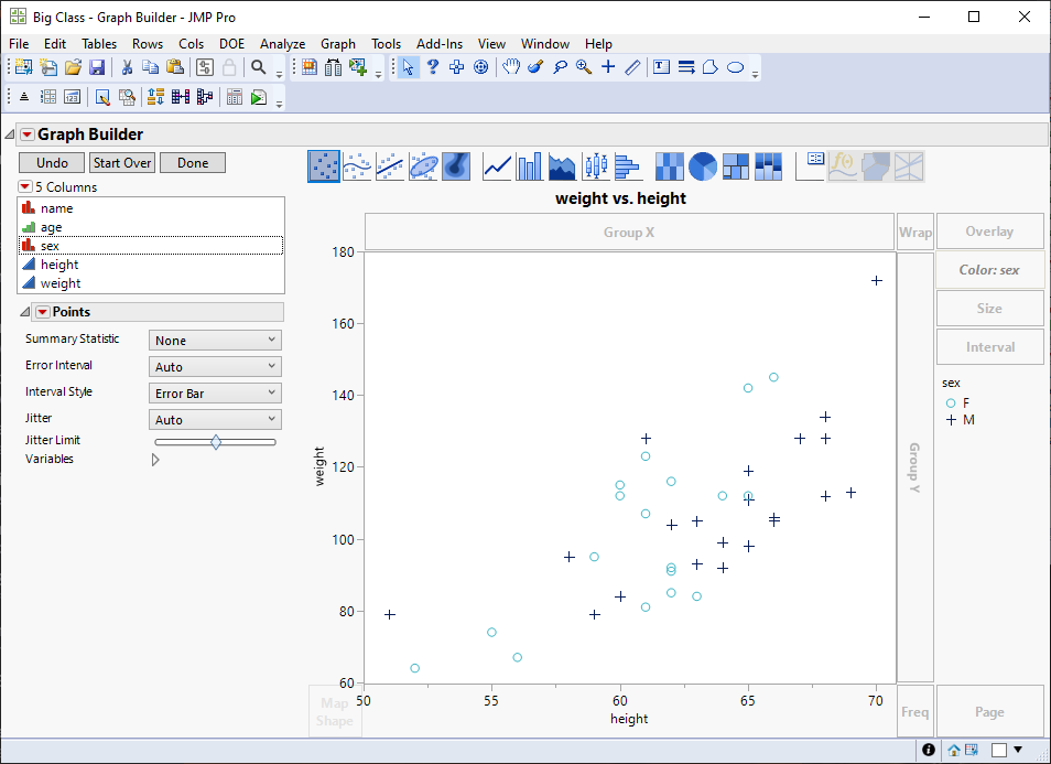 How can I have a Legend created with Rows, Color or Mark by column ...
