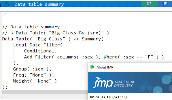 Actions missed by Advanced Log/Workflow Builder - JMP User Community