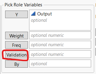 Add validation role option in Principal Component Analysis platform - JMP User Community