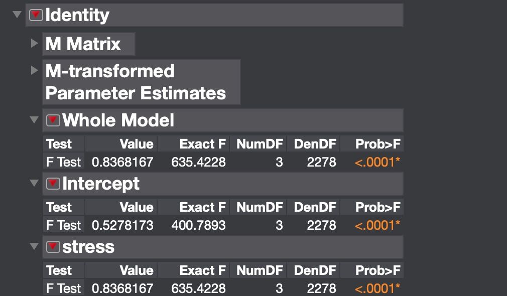 MANOVA statistics missing - JMP User Community
