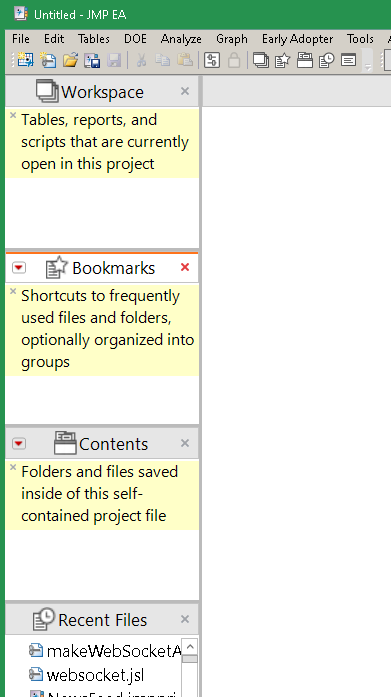 Solved: What's the difference between Bookmarks and Contents in Projects? - JMP User Community