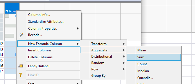 Solved: Add values on same column - JMP User Community