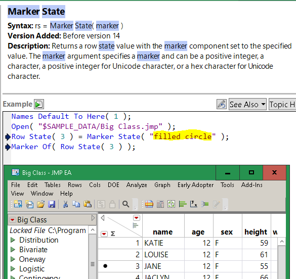 Document marker names - JMP User Community