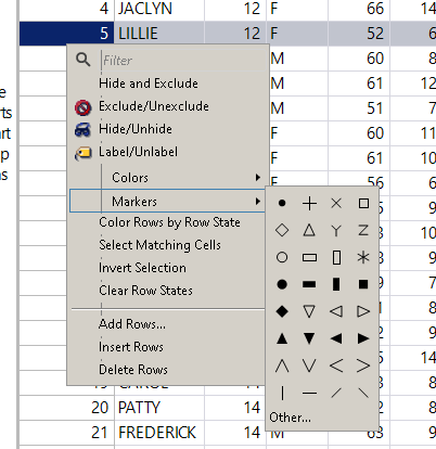 Document marker names - JMP User Community