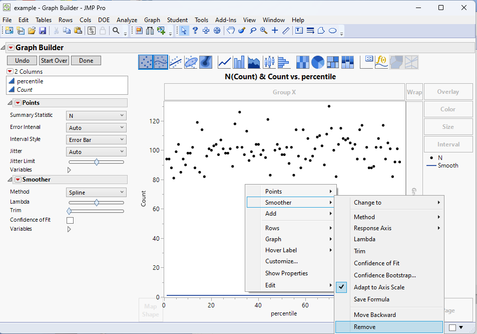 Solved: How to draw a chart with percentile on the horizontal axis and ...