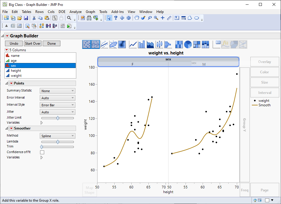 How Do I Split Individual Parts Of A Graph On Jmp Jmp User Community 