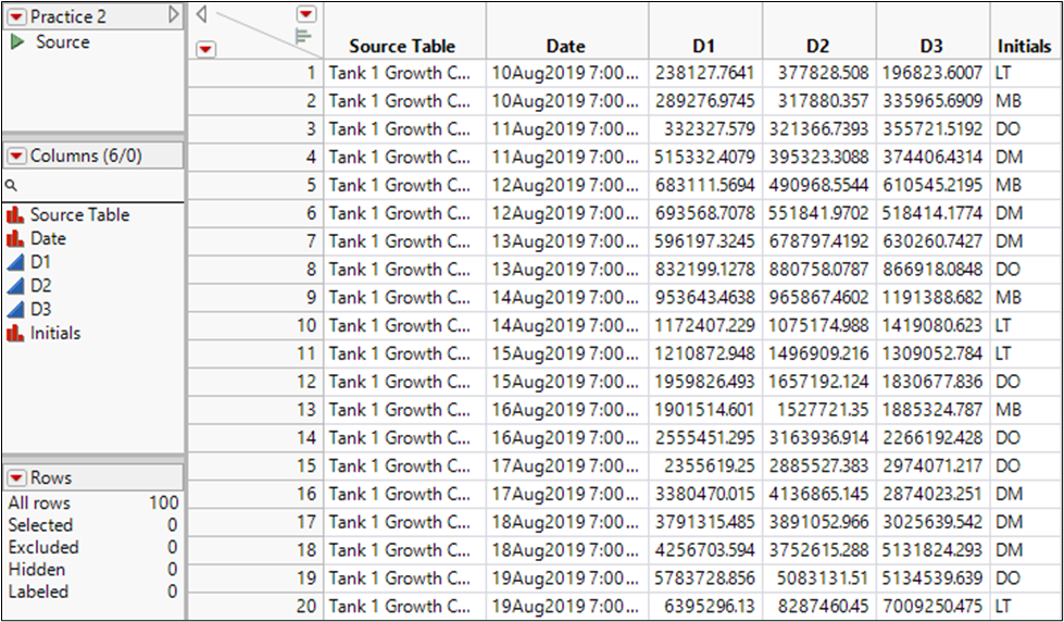 Excel Import Hands-on Activities Solutions - JMP User Community