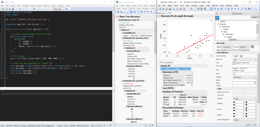 Solved: Get text from reporting platform - JMP User Community