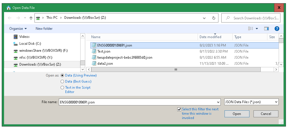 Solved: JMP 16.1 > WIN > JSL > Parse Complex JSON - JMP User Community