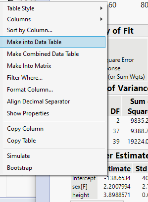 Solved: Is it possible to use output parameters of an analysis (e.g. curve fit) to perfo ...