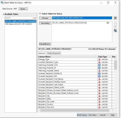 Solved: Issue with JMP Query Builder results - JMP User Community