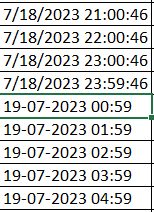 Data time format while importing excel sheet - JMP User Community