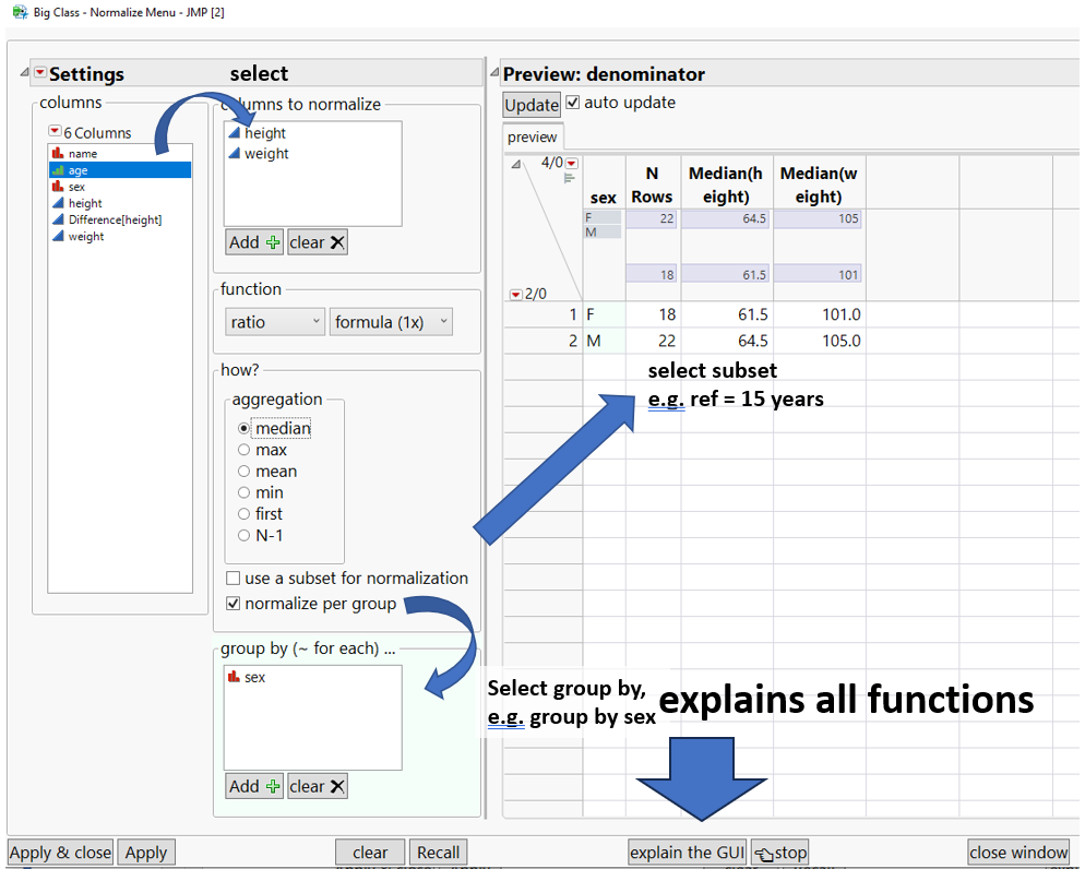 Normalization GUI - JMP User Community