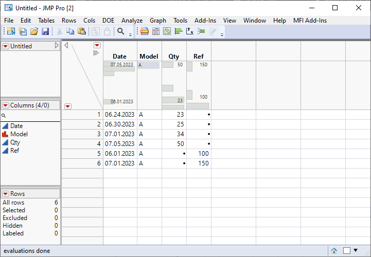 Solved: Update table according to the date less than or equal to the reference file - JMP User ...