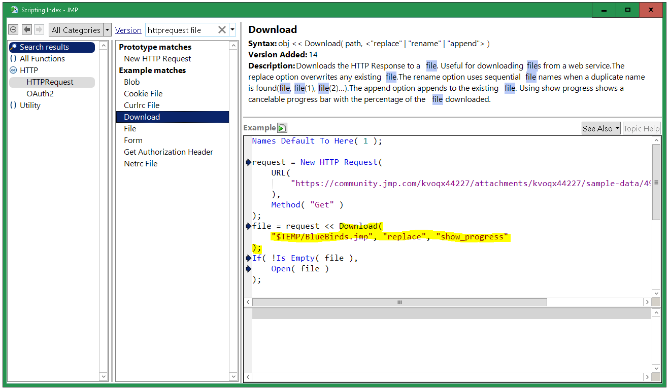 Solved: Re: open and download few files from a zip folder through JFrog artifactory htt... - JMP ...