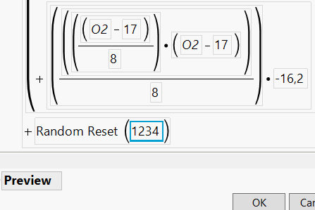 Solved: Add Random Seed to prediction formula - JMP User Community