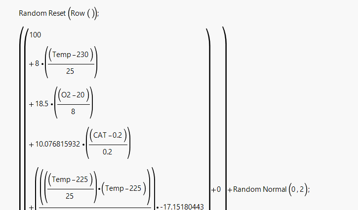 Solved: Add Random Seed to prediction formula - JMP User Community