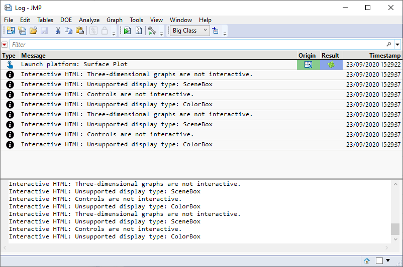 Find Out Why Data Is Not Interactive Jmp User Community 