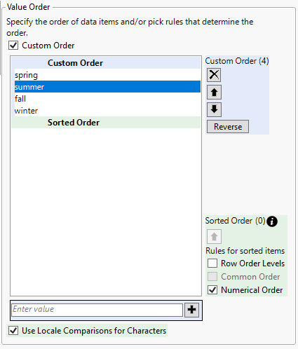 Order Values in Reports - JMP User Community