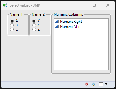 Solved: Updating column list box using list stored in variable not working as expected ...