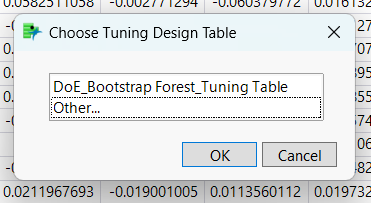 Want to run the same tuning design table for multiple y-variables - JMP User Community