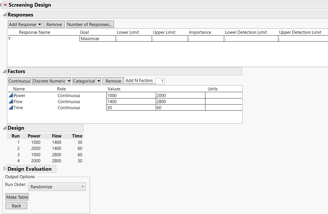Solved: Is it possible to choose which fraction in a fractional factorial design? - JMP User ...