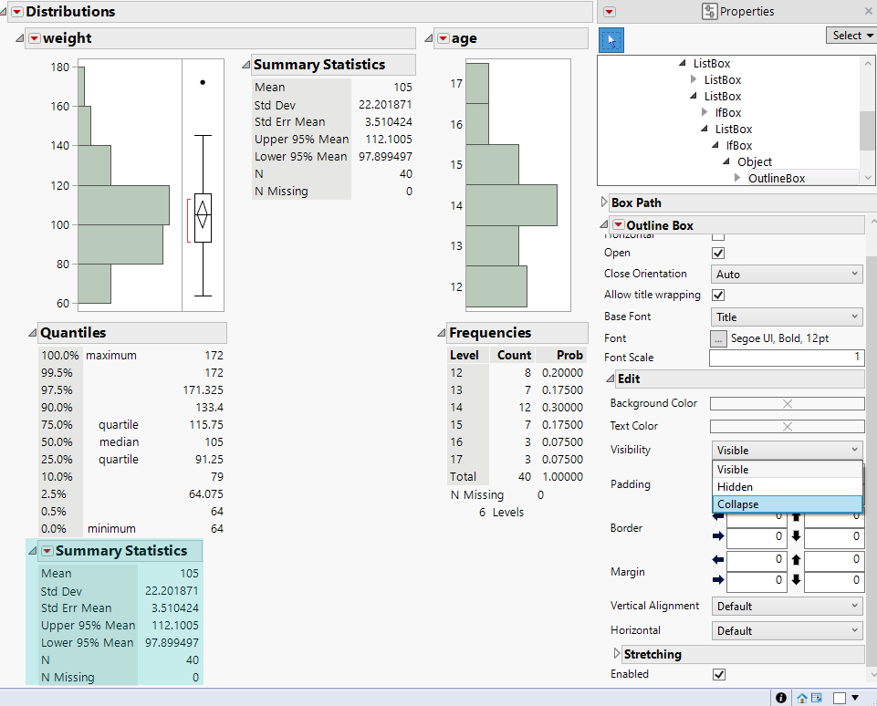 Solved: Re-arranging menus in distribution platform - JMP User Community
