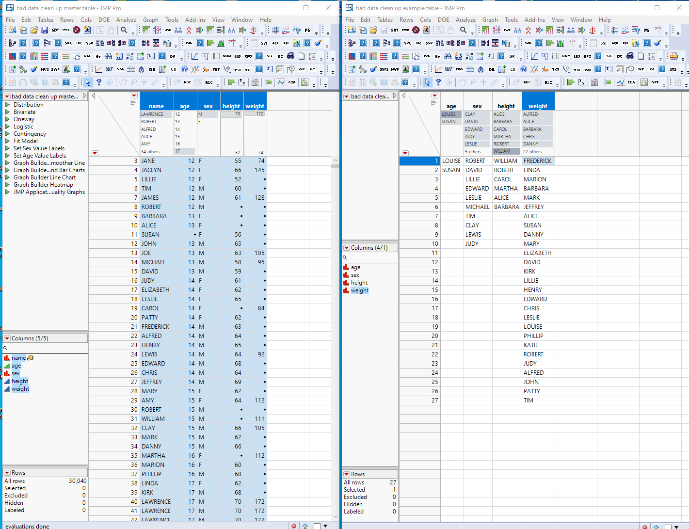 Solved: "Get rows where" is taking way to long - JMP User Community